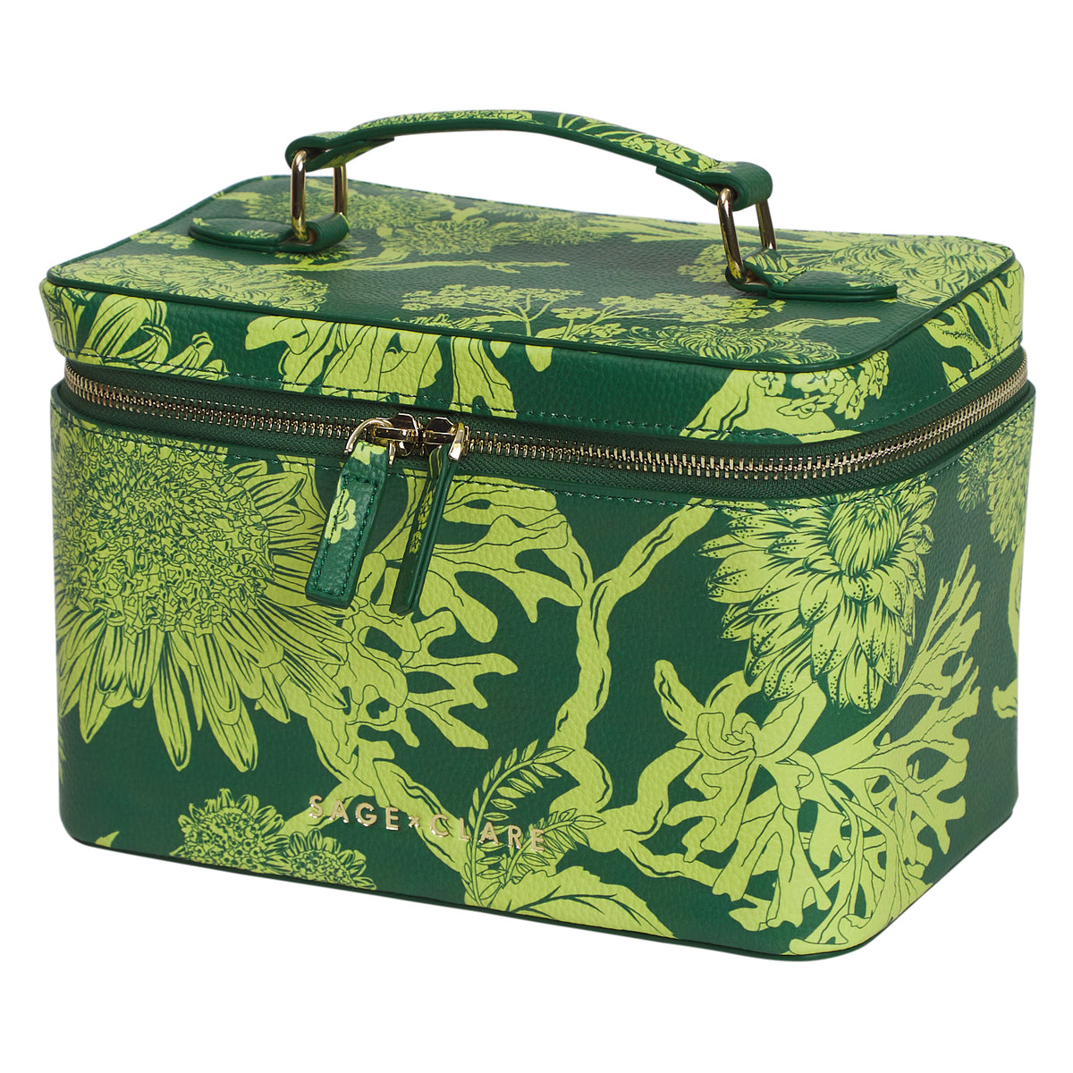 Delphine Large Vanity Case - Anise – Sage and Clare