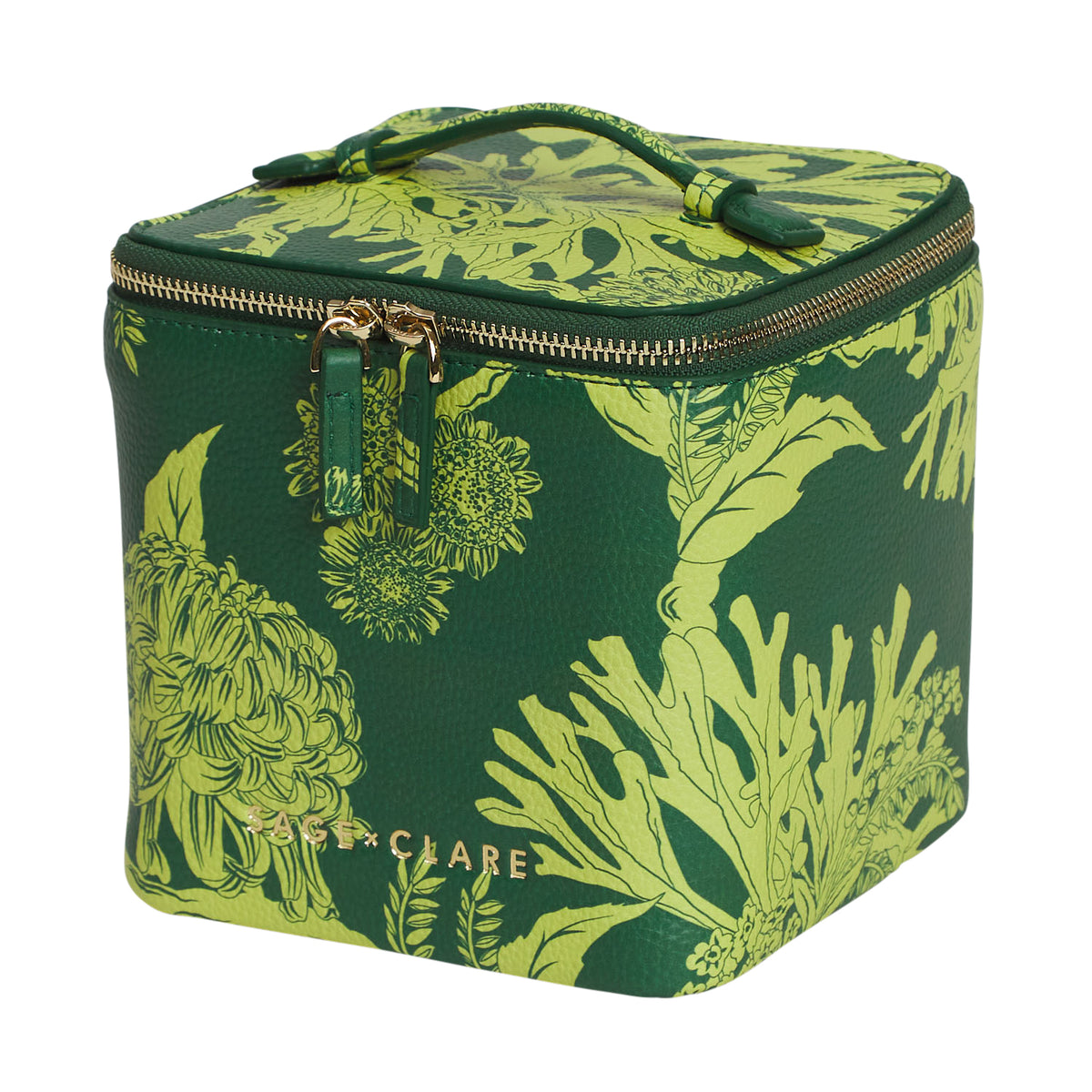 Delphine Small Vanity Case - Anise – Sage and Clare