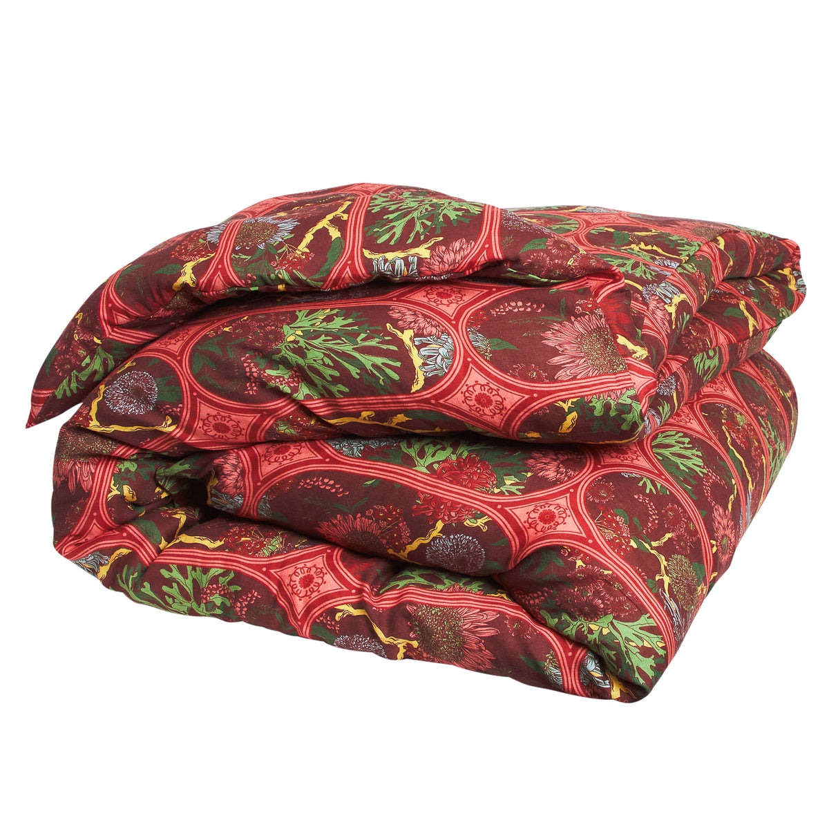 Naia Linen Quilt Cover - Garnet – Sage and Clare