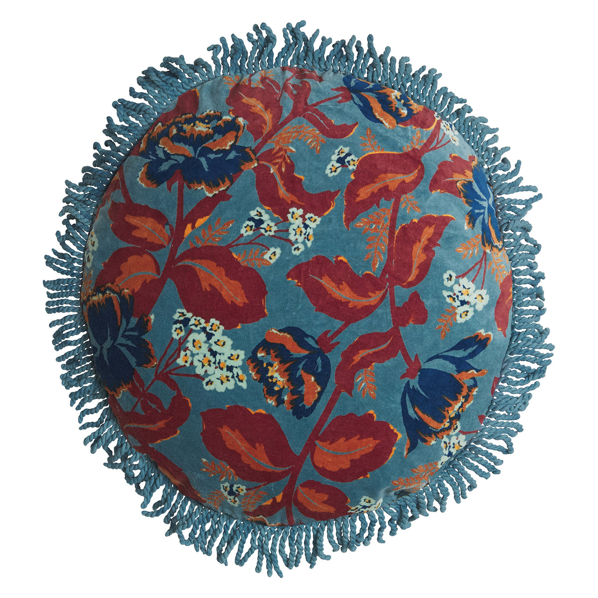 Margot Velvet Cushion - Celeste – Sage and Clare