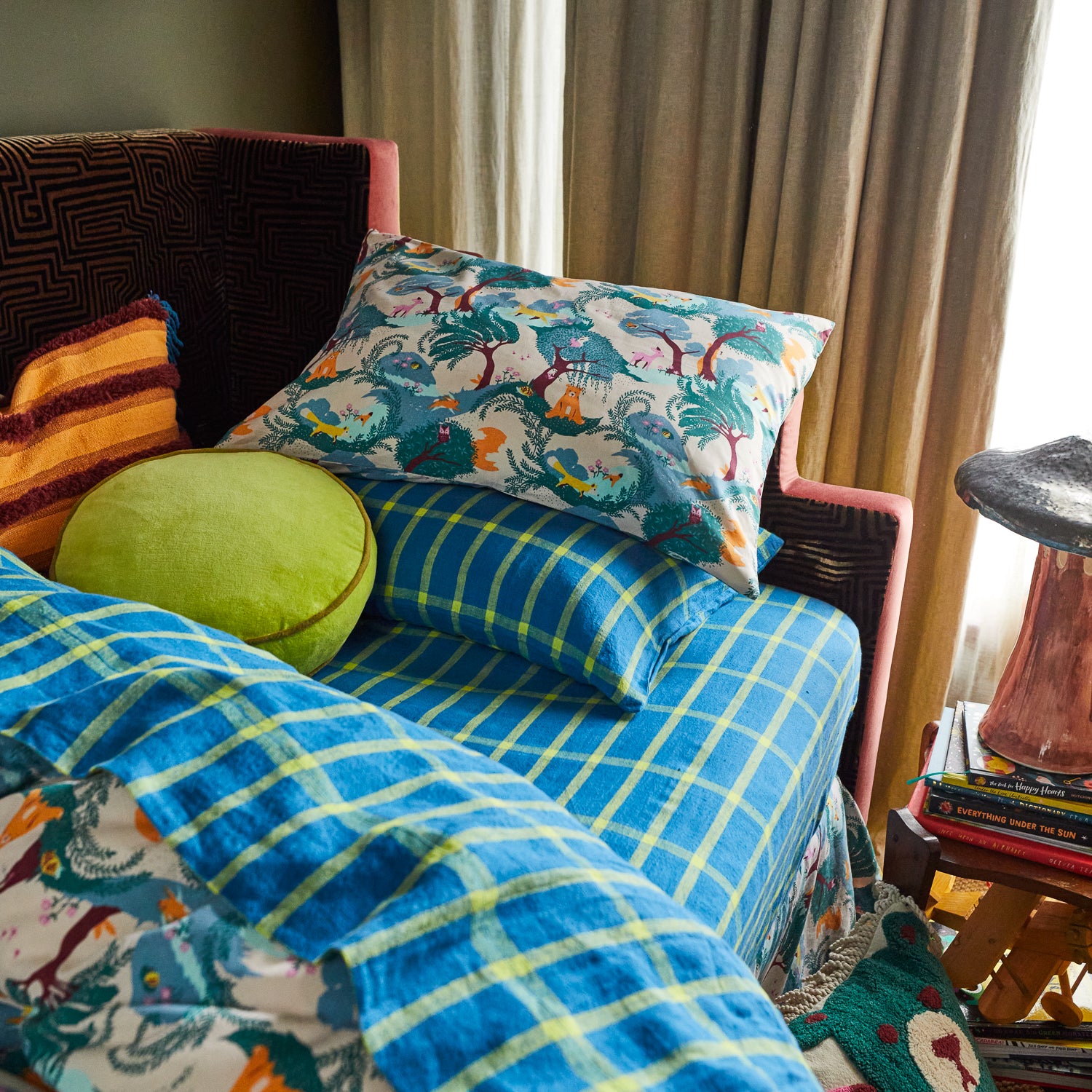 Jarvis Cotton Pillowcase Set – Sage and Clare