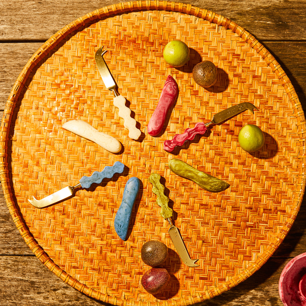 Coco Cheese Knife - Azure – Sage and Clare