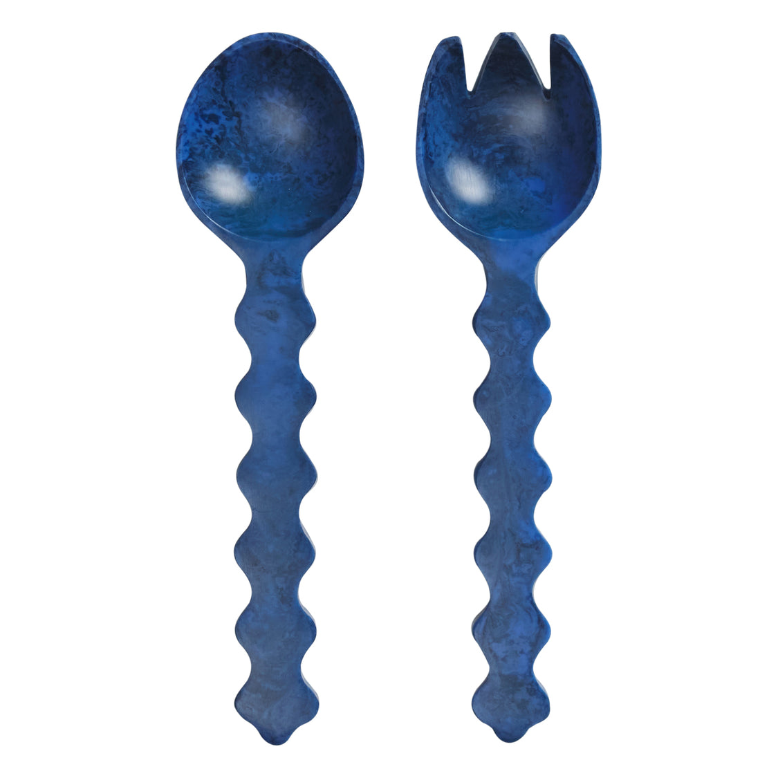 Gisele Salad Servers - Azure – Sage and Clare
