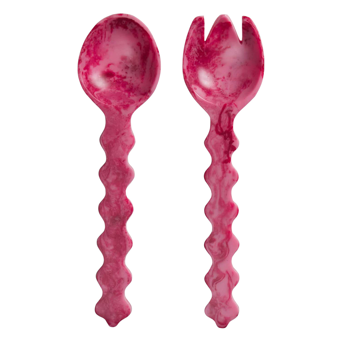 Gisele Salad Servers - Crimson – Sage and Clare